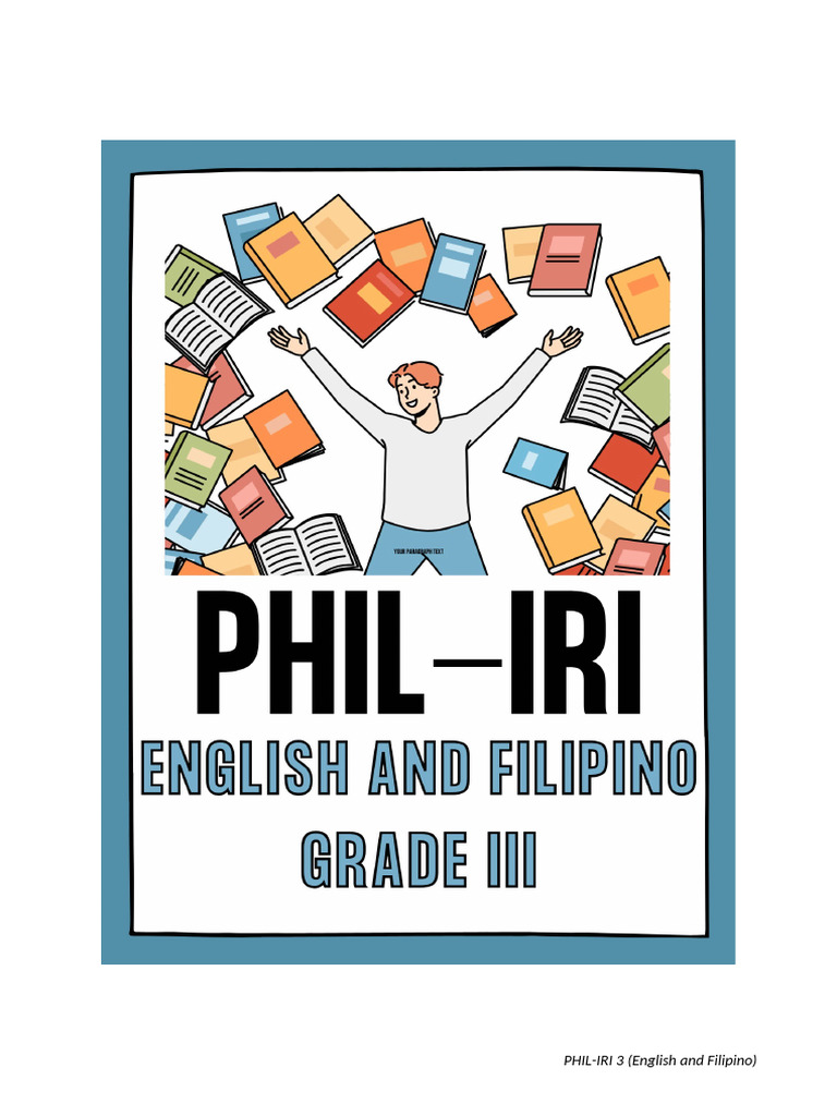 Phil Iri (English and Filipino) | PDF