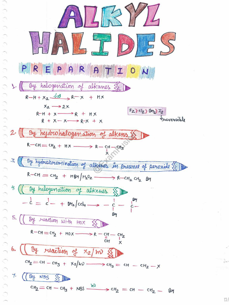 Alkyl and Aryl Halides by @ExamFusion | PDF