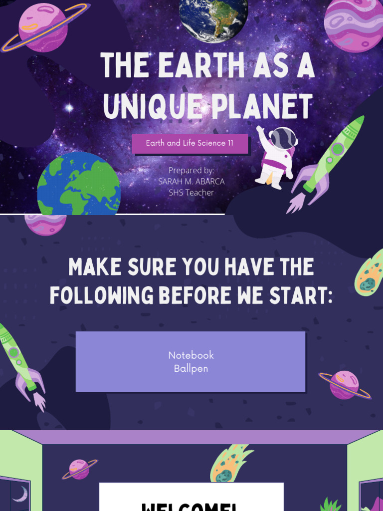 Characteristics of Earth for Life | PDF | Planets | Atmosphere