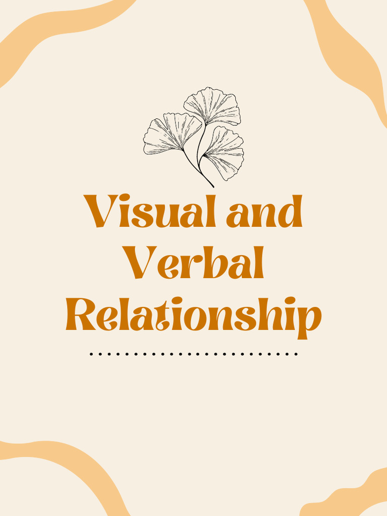 Visual and Verbal Relationship - 20241201 - 162810 - 0000 | PDF | The Arts