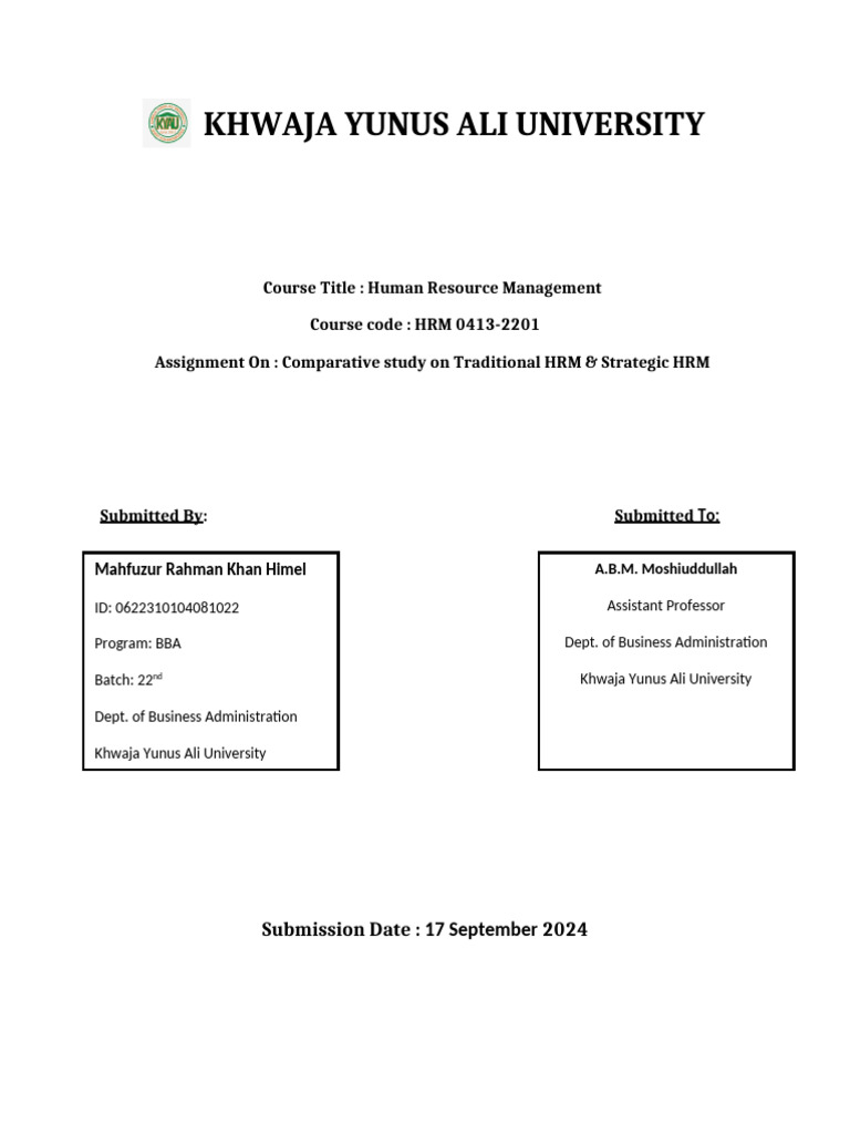 Assignment Cover Page | PDF