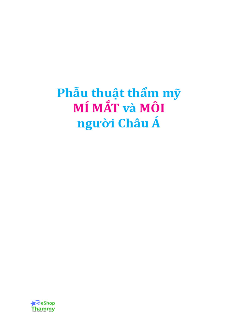 Phau Thuat Tham My Mi Mat Va Moi Demo | PDF