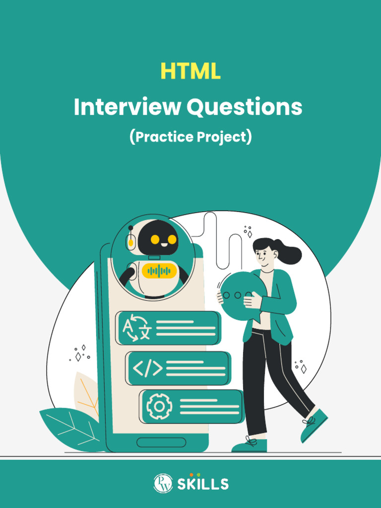 HTML Interview Question GGJGJHFHRHRTHR | PDF | Html Element | Html