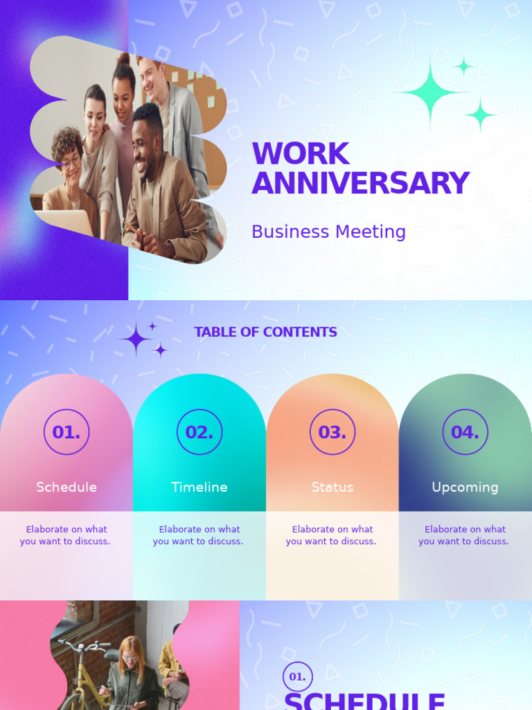 Work Anniversary Business Meeting | PDF