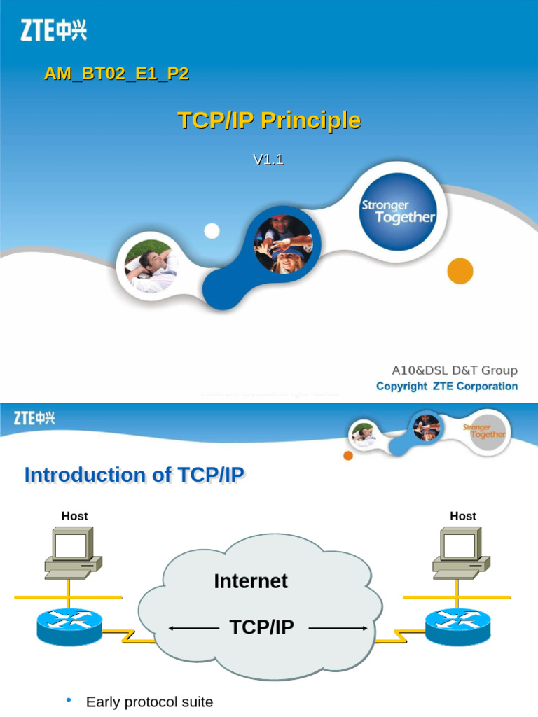Am - bt02 - E1 - p2 Tcpip Principle v1.1 34p | PDF | Transmission Control Protocol | Internet ...