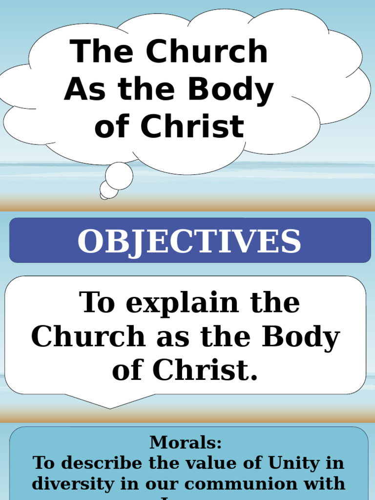 CLE 6 - Lesson 2 - The Church As The Body of Christ | PDF | Jesus ...