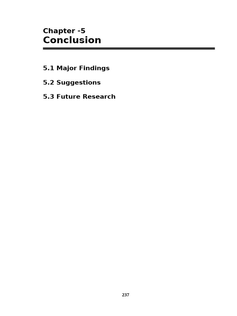 Chapter-5 Conclusion 2 | PDF | Risk | Decision Making