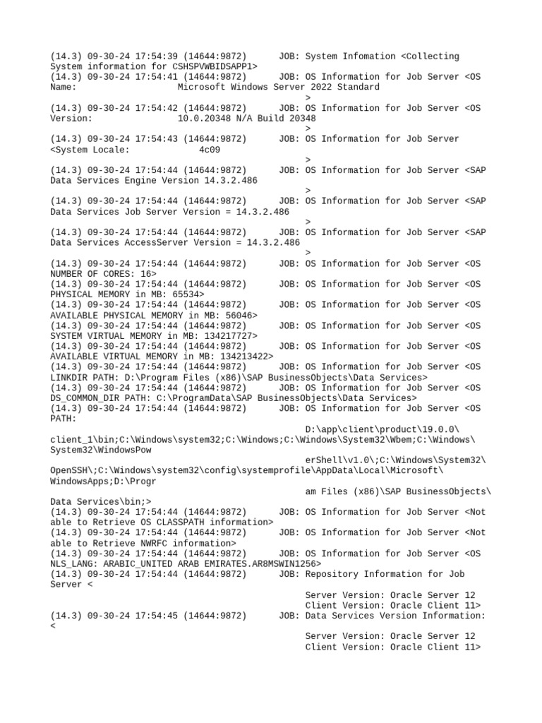 Sysinfo Trace | PDF | Computing | Software Sysinfo Trace | PDF | Computing | Software