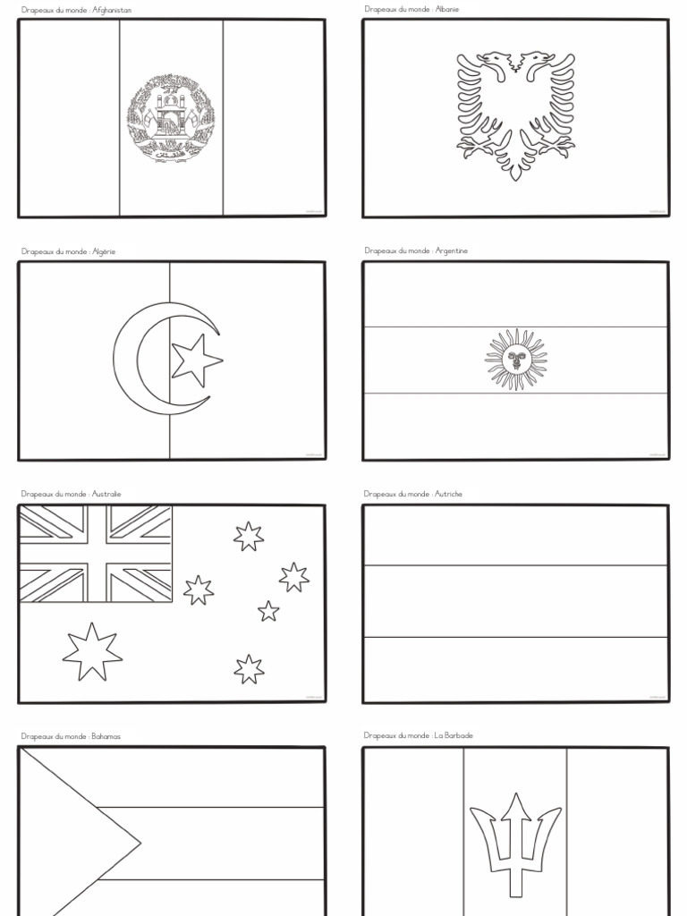 coloriez-les-drapeaux-du-monde-pdf