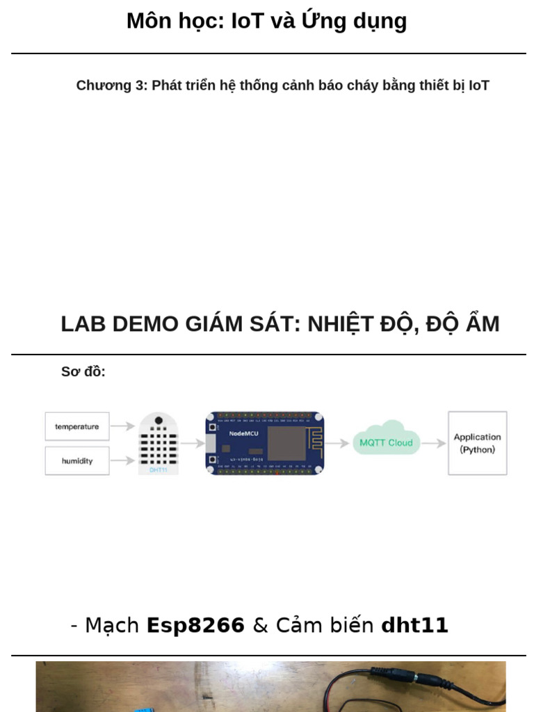 3 - Phat Trien He Thong IoT LAB 1 | PDF
