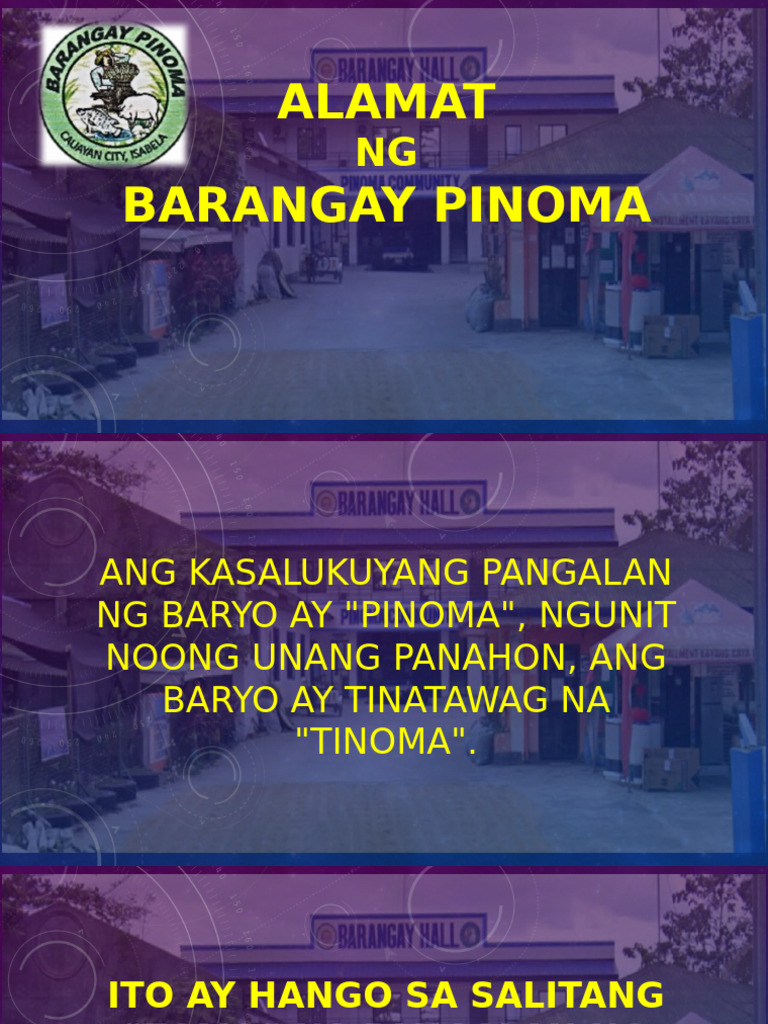 Alamat NG Pinoma | PDF