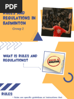 Badminton Faults & Fouls Guide | PDF | Ball Games | Athletic Sports