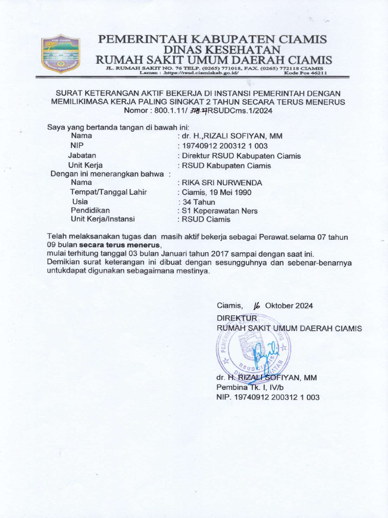 Suket 2 Tahun Rika - Compressed | PDF