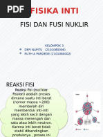 Kelompok 5 - OFF C - Makalah Fusi Dan Fisi | PDF