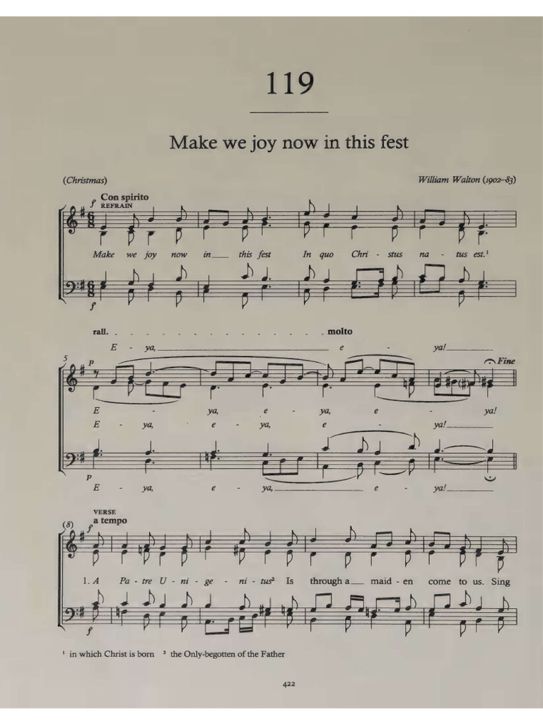 Make We Joy | PDF