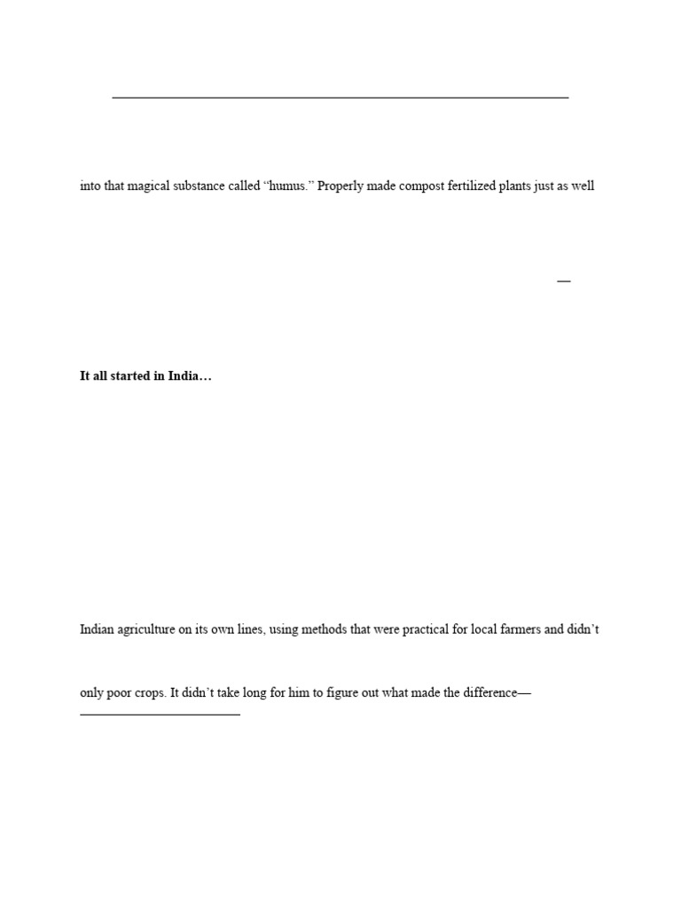 The Indore Method of Composting | PDF | Compost | Manure