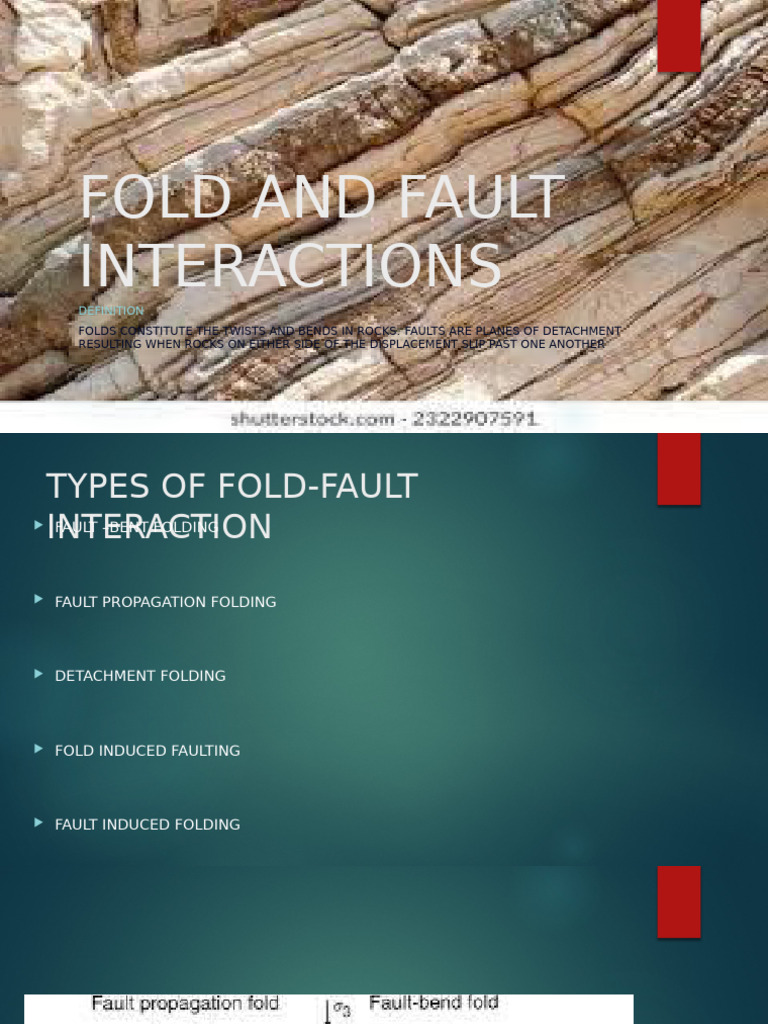 Fold and Fault Interactions | PDF | Rock (Geology) | Fault (Geology)