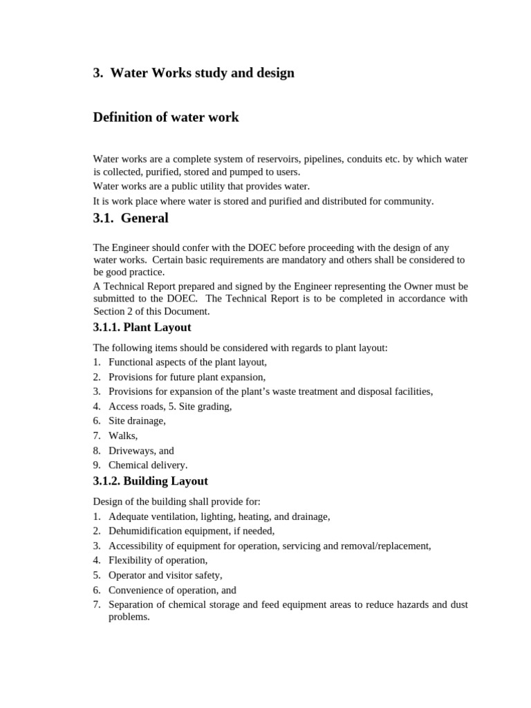 Water Works 1 | PDF | Water | Water Purification