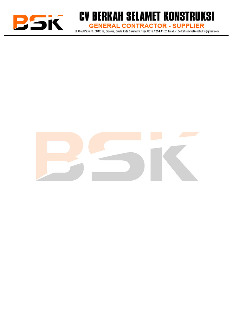 Kop Surat BSK | PDF