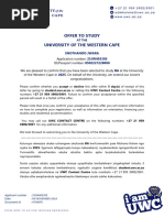 UWC Application Consent Form 2025 | PDF | Information | Social Ethics