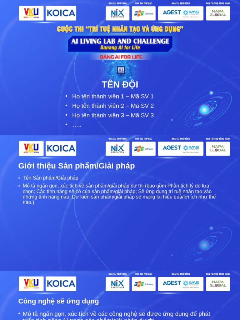 Mẫu Slide - Vku Ai | PDF
