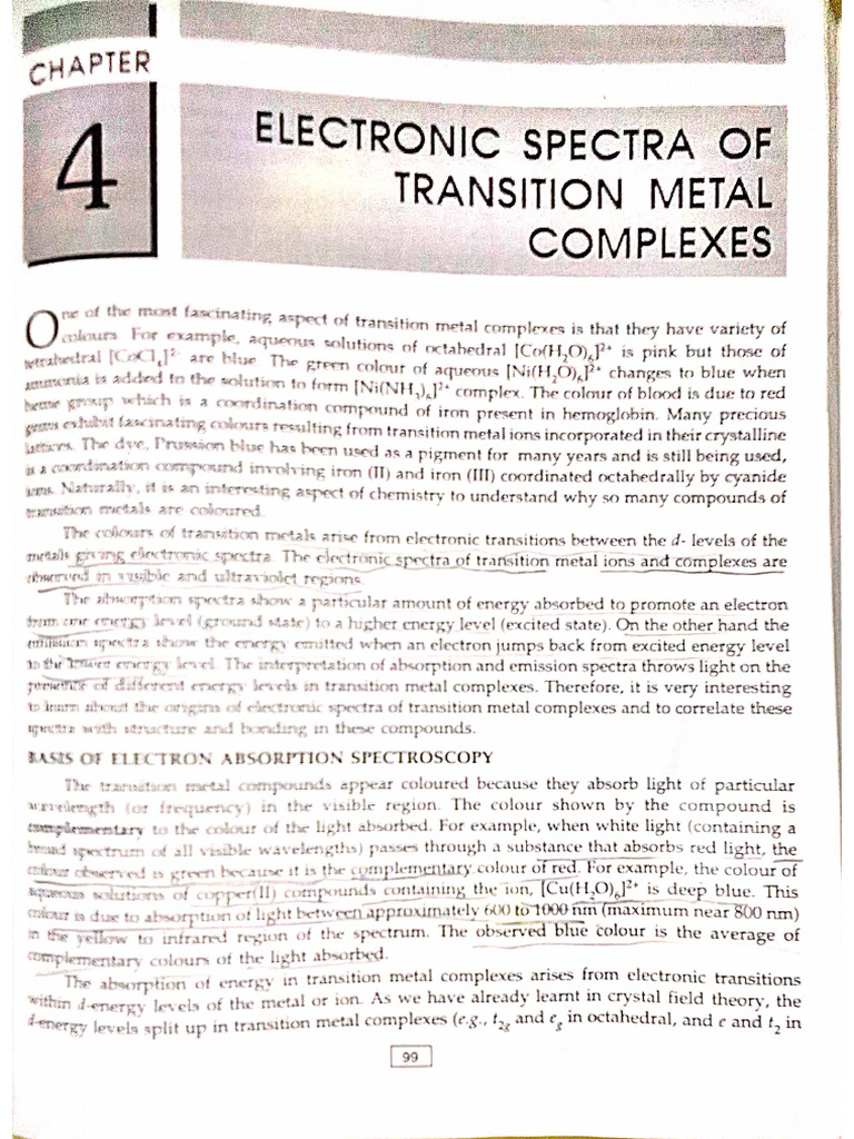 Electronic Spectra of TMC | PDF