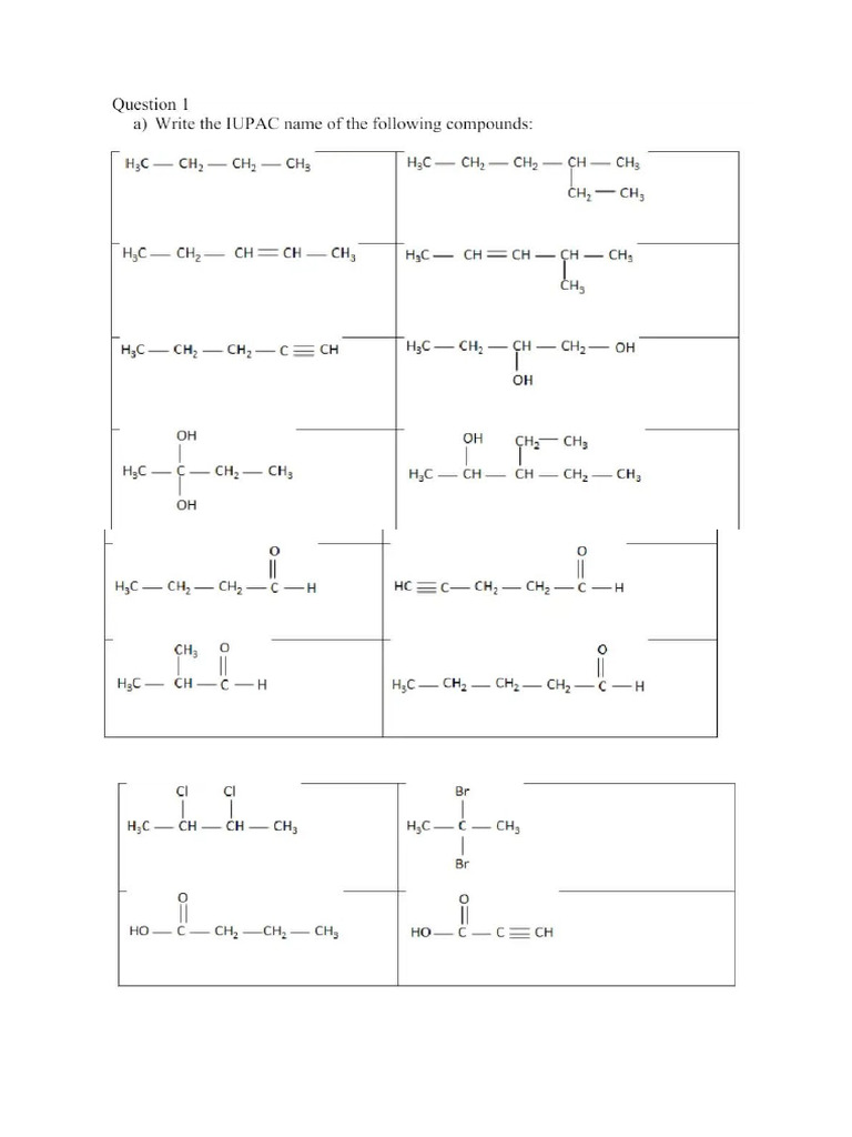 IUPAC Nomencleture | PDF