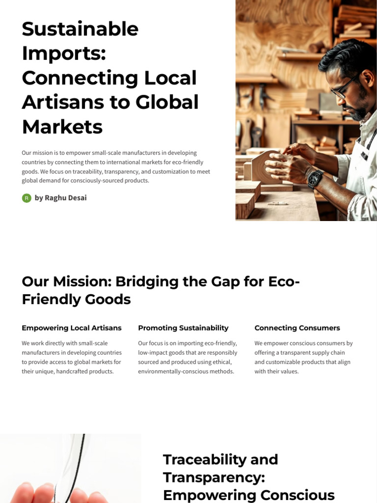 Sustainable Imports Connecting L | PDF | Supply Chain | Goods