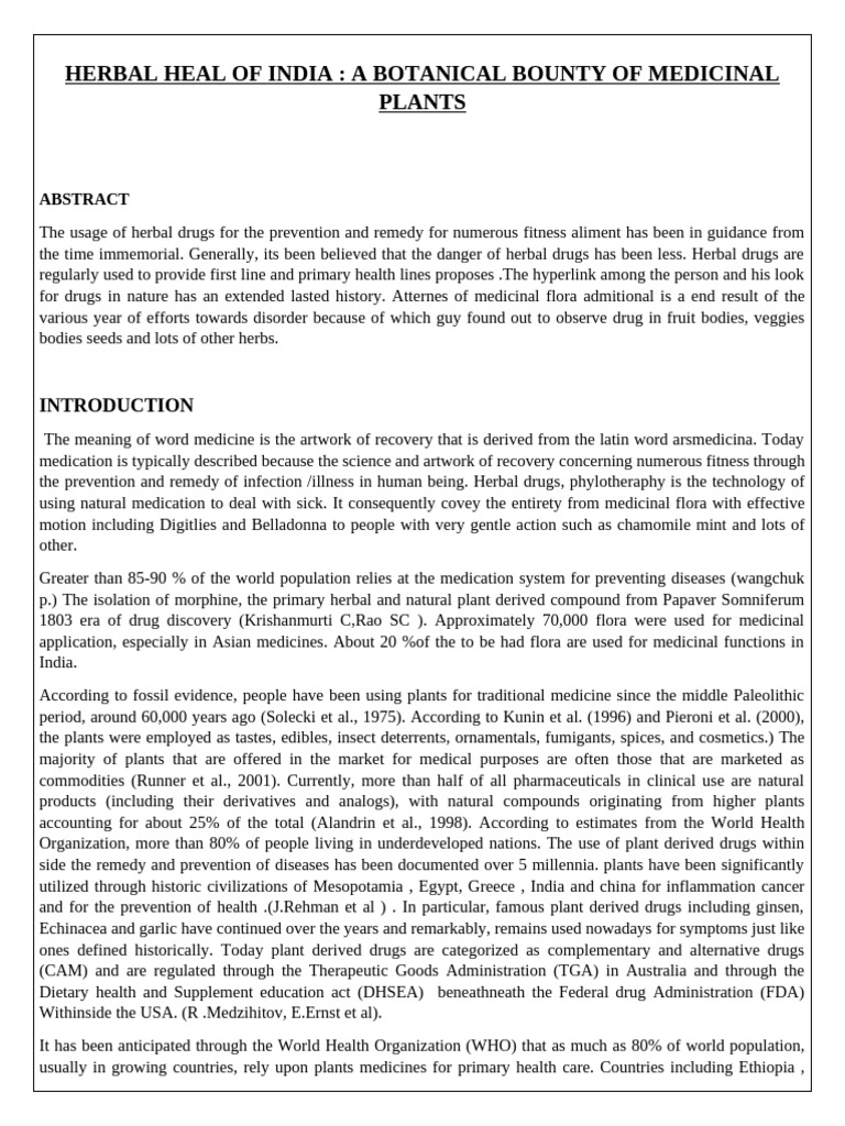 Medicinal Plants | PDF | Turmeric | Antiviral Drug