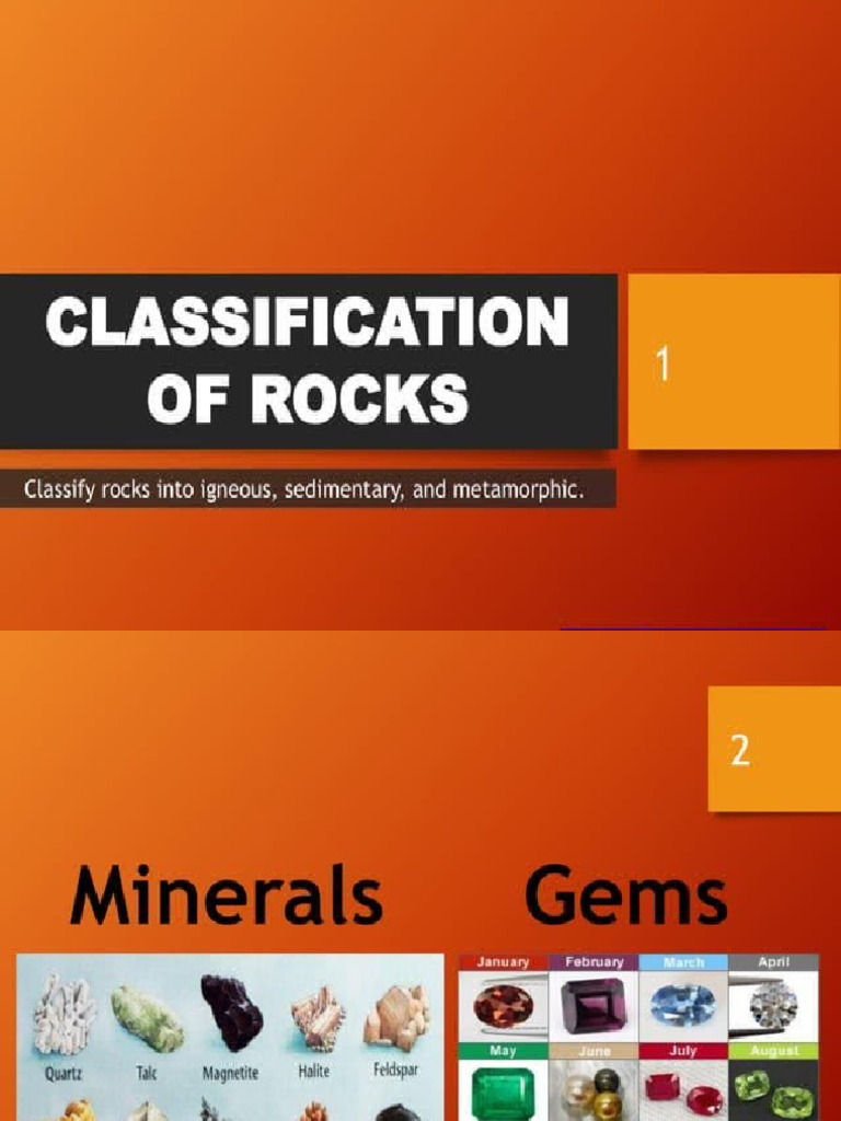Types of Rocks | PDF