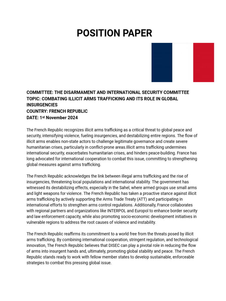 Position Paper SSUET | PDF