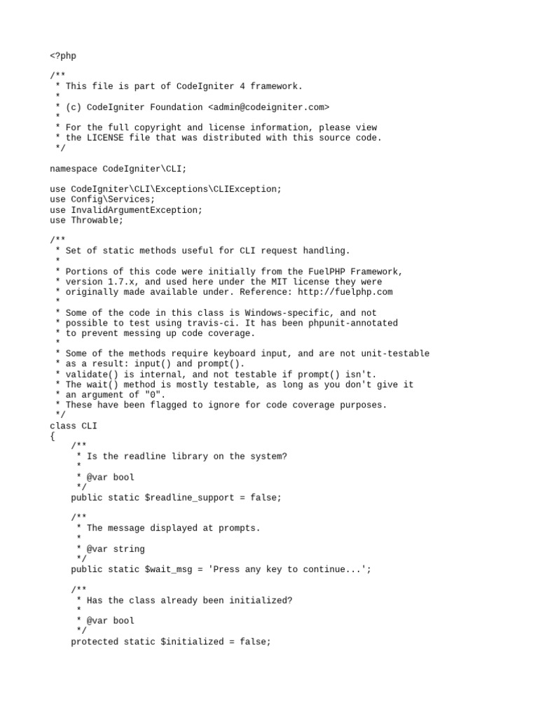 CLI | PDF | Command Line Interface | Boolean Data Type