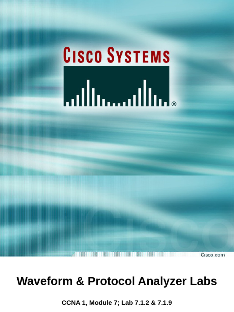 CCNA1 Mod07 7.1.2&7.1.9 Waveform | PDF | Osi Model | Computer Network