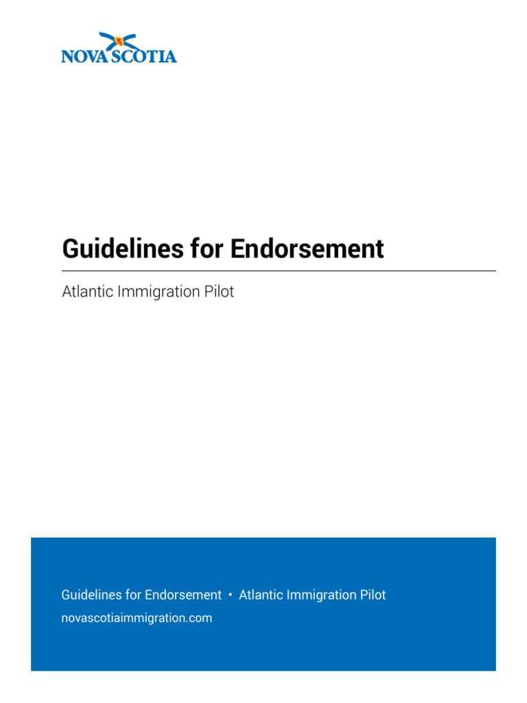 AIPP Endorsement Guidelines EN | PDF