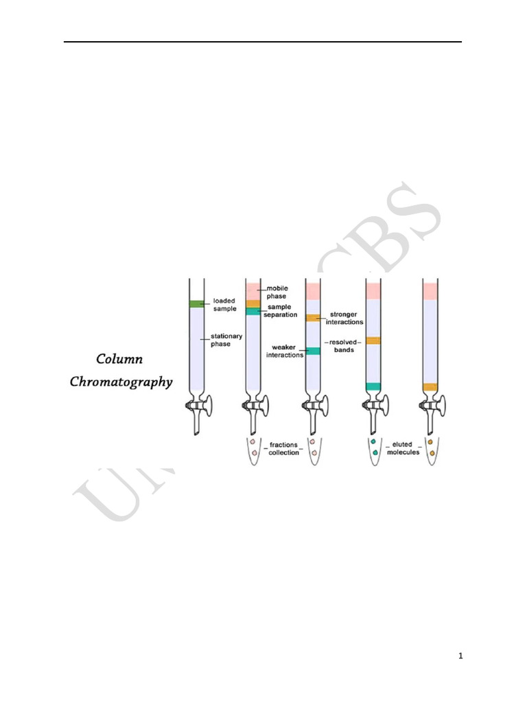 Column Chromatography Principle and Process. | PDF | Chromatography ...