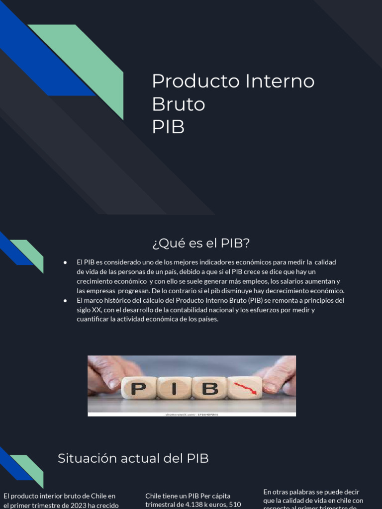 1 Pib | PDF | Producto Interno Bruto | Economias