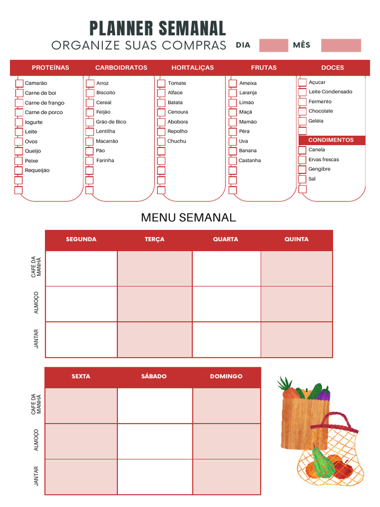 Organizacao Do LAR Lista de Compras | PDF