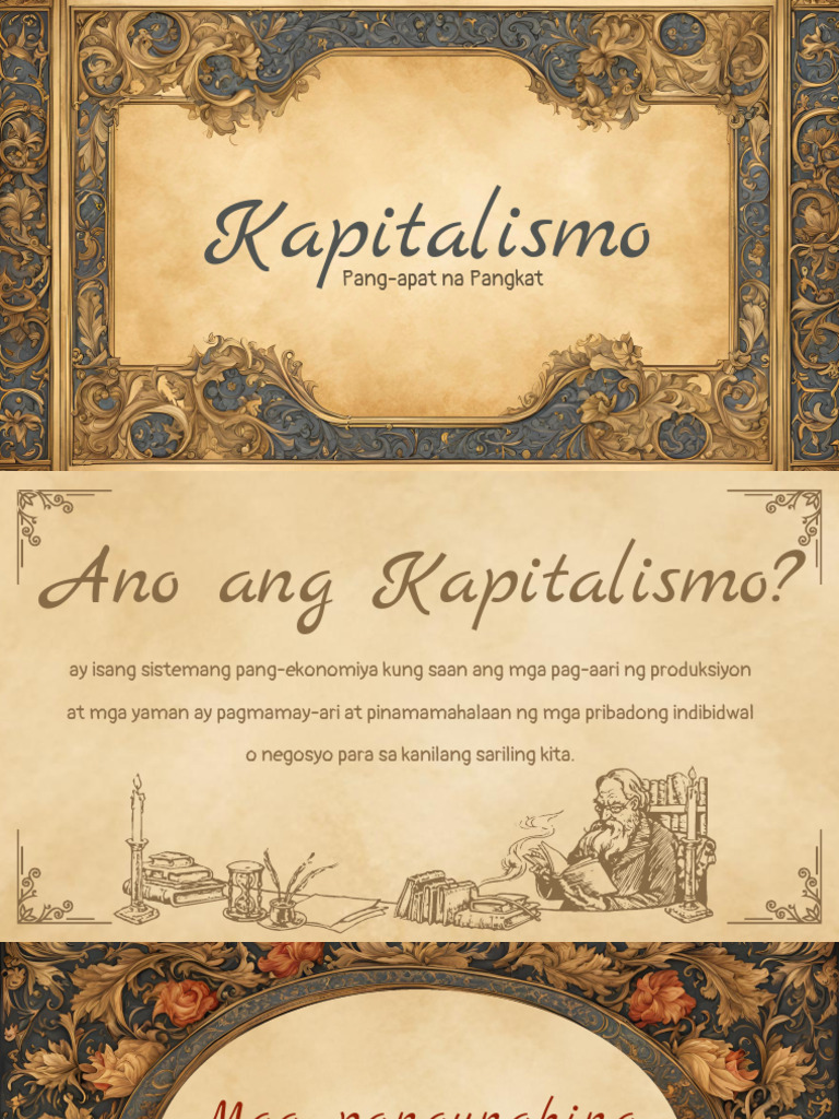 Kapitalismo: Pang-Apat Na Pangkat | PDF