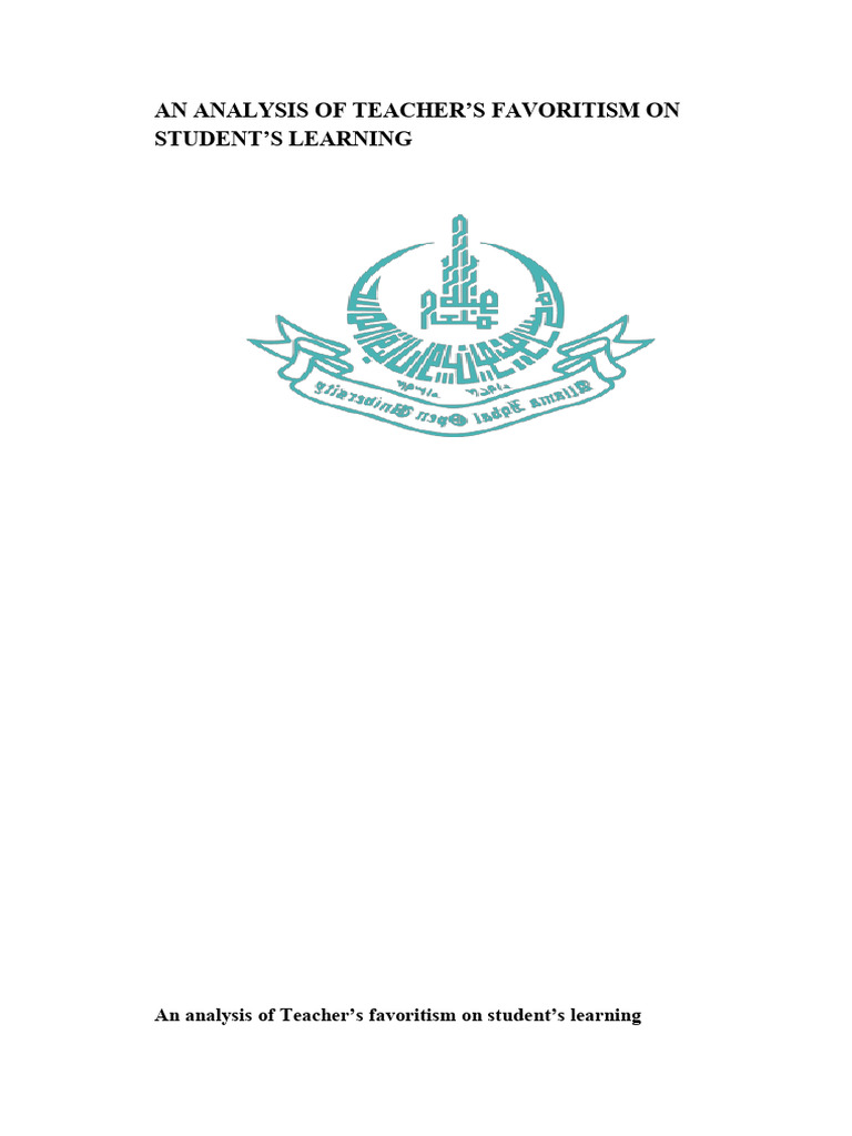 Mehwish Fatima Final Thesis | PDF | Teachers | Thesis