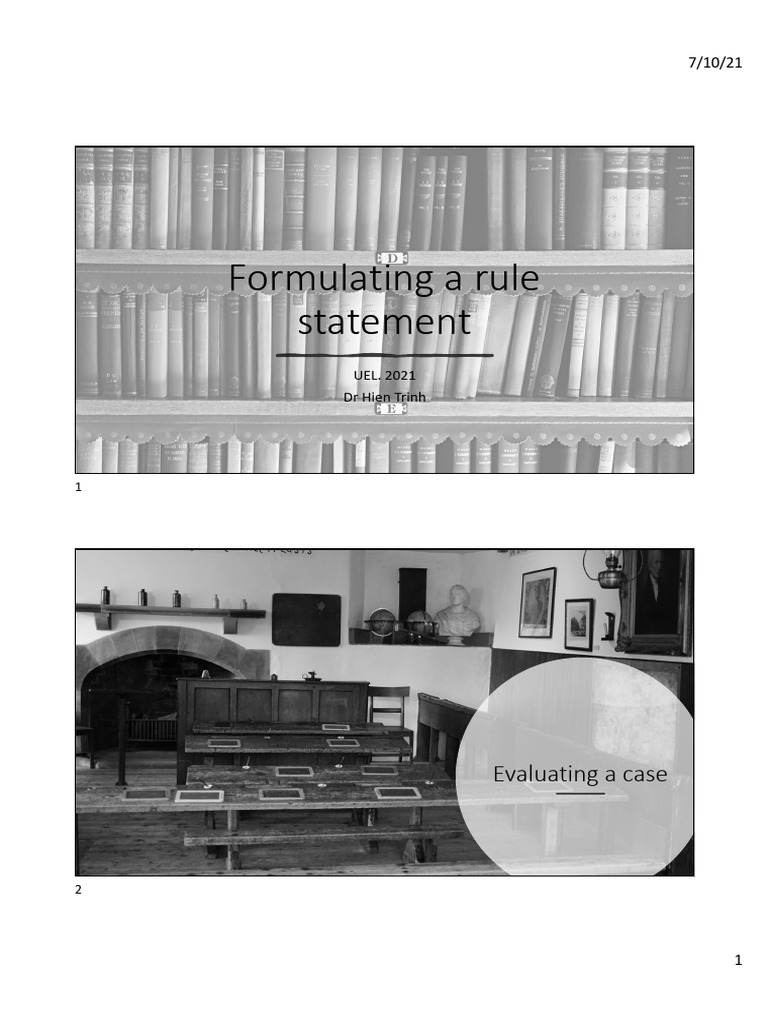 3 Formulating A Rule Statement | PDF | Breach Of Contract | Reasonable ...