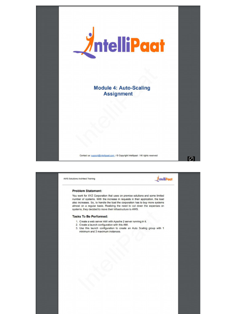 Auto Scaling Assignment | PDF