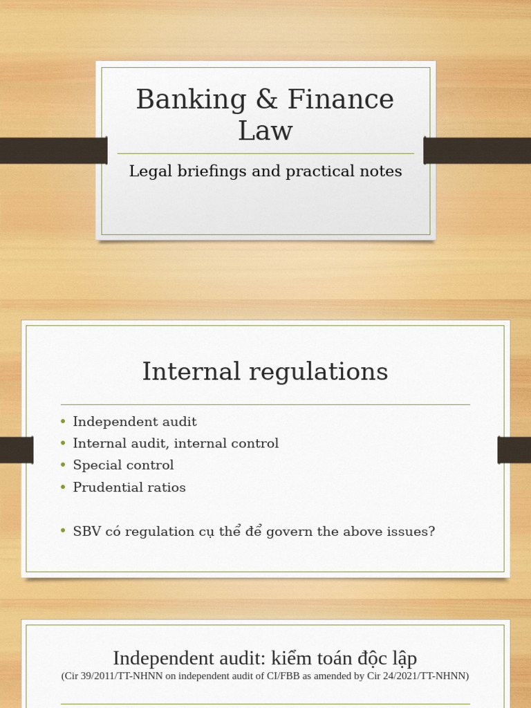 Banking & Finance Law Overview | PDF | Loans | Debt