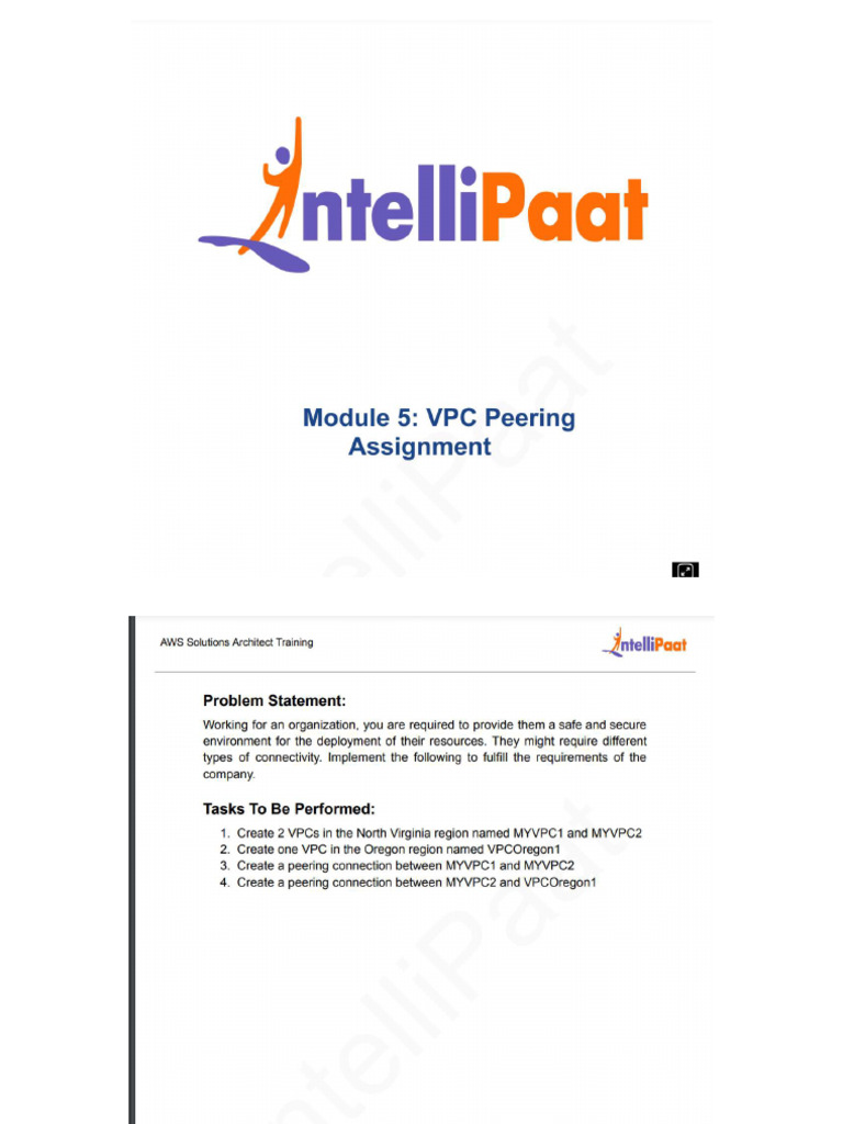 VPC Peering Assignment | PDF