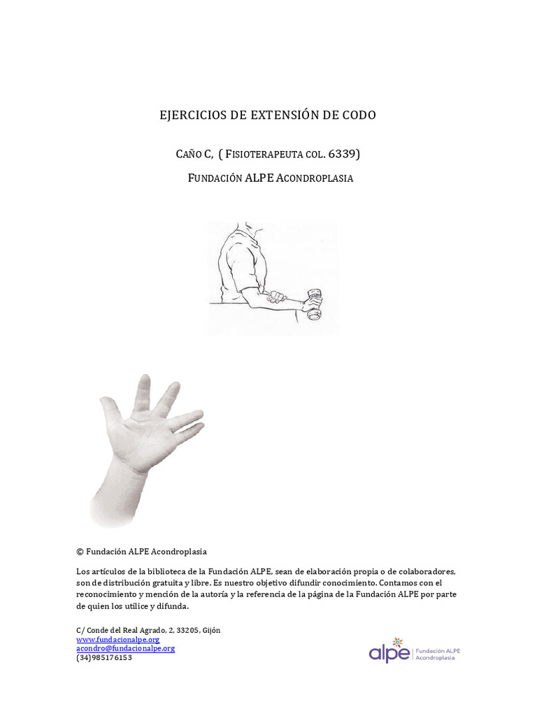 Ejercicios para Extensión de Codos | PDF