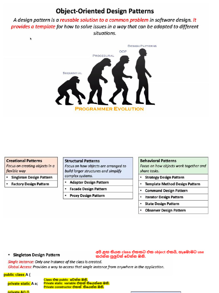 OODP 1 Full Note | PDF | Class (Computer Programming) | Programming OODP 1 Full Note | PDF | Class (Computer Programming) | Programming