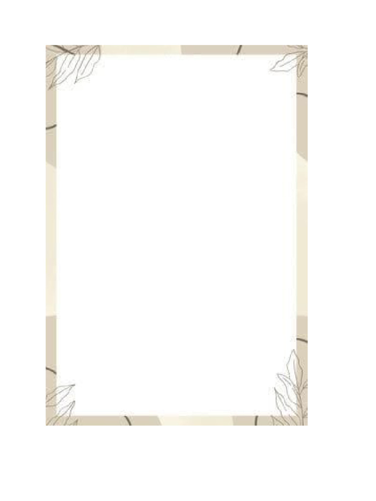 Cream Minimalist Page Border Templates by Canva | PDF
