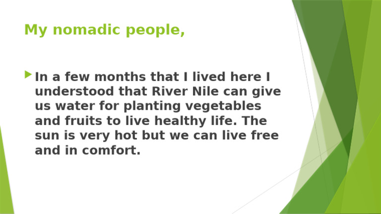 My Nomadic People | PDF