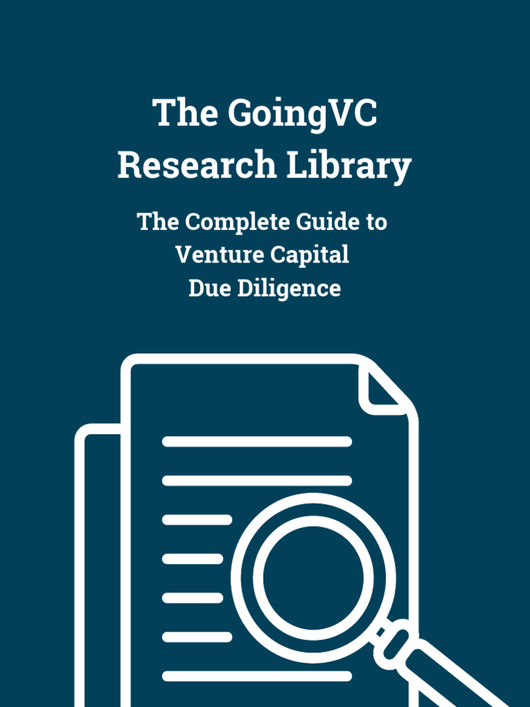 RL The Complete Guide To Venture Capital Due Diligence | PDF | Venture ...