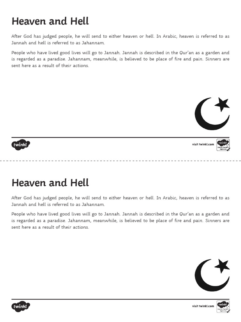 Heaven and Hell | PDF