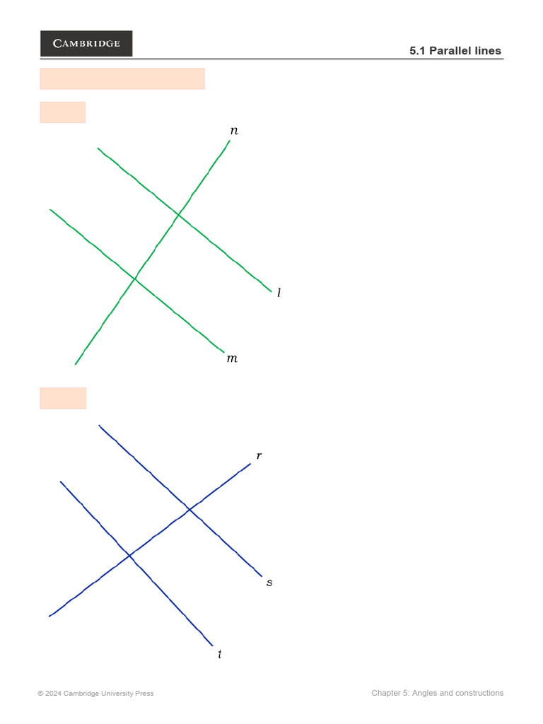 Testing For Parallel Lines | PDF